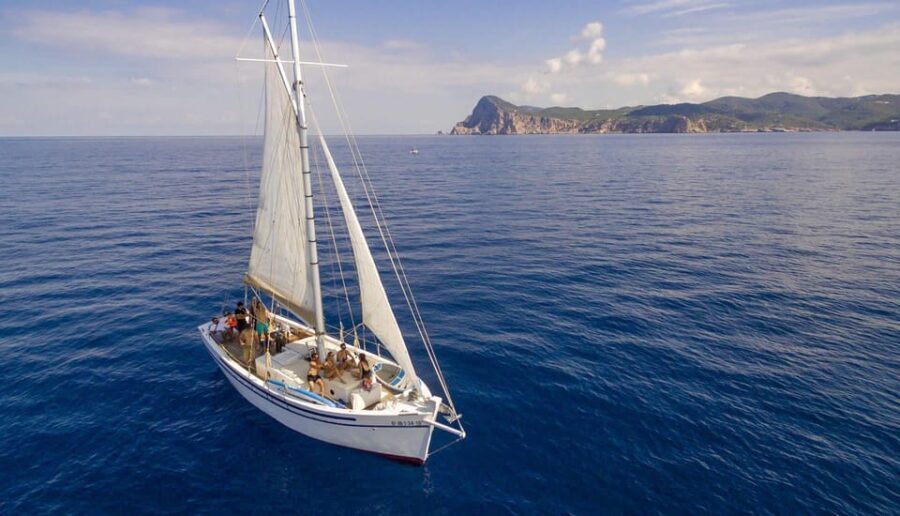 Ibiza: Private Sailboat with Premium Open Bar, Food & Music - Key Points