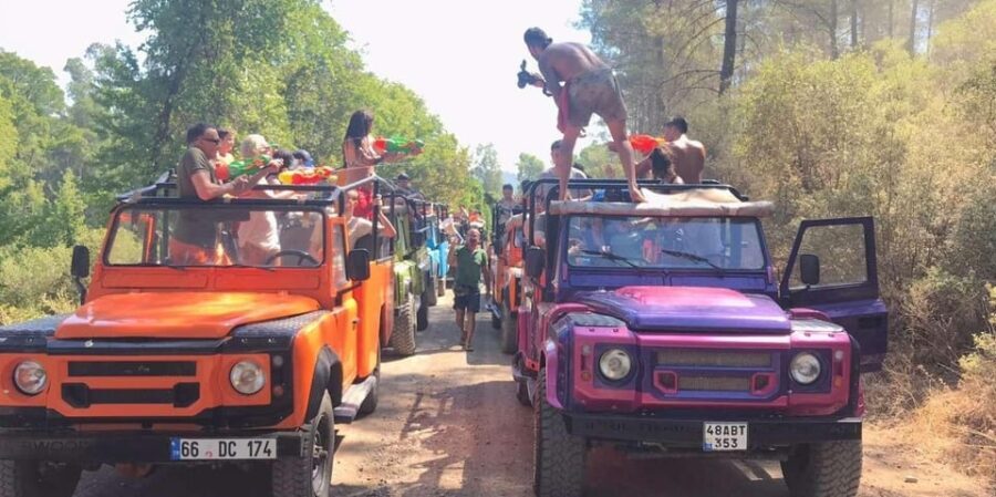Icmeler Jeep Safari, Lunch, Water Fight, Colour & Foam Party - What Travelers Say