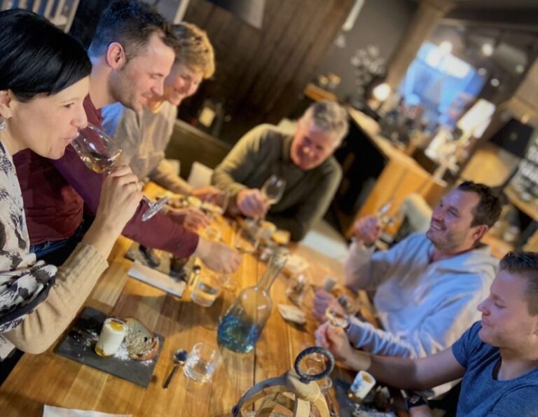 Immersive cellar tour, tasting and board meal - The Itinerary In Detail