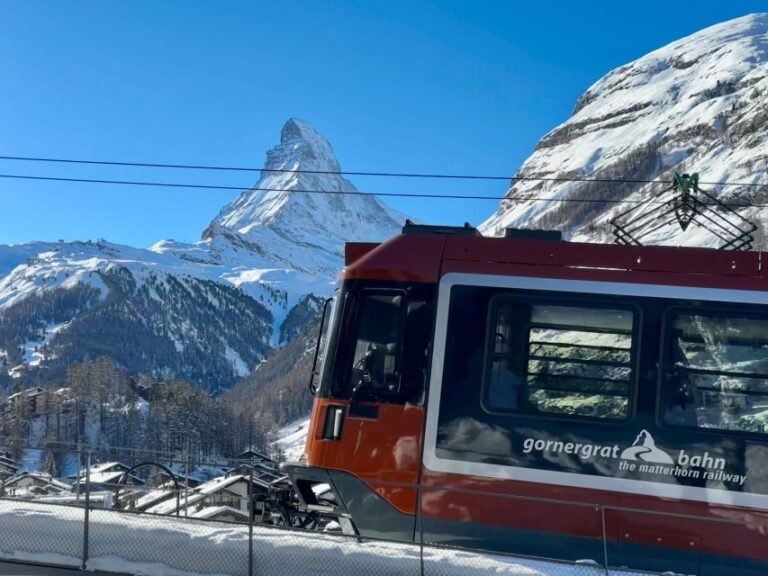Interlaken Private Tour: Zermatt & Gornergrat Scenic Railway - The Itinerary in Detail