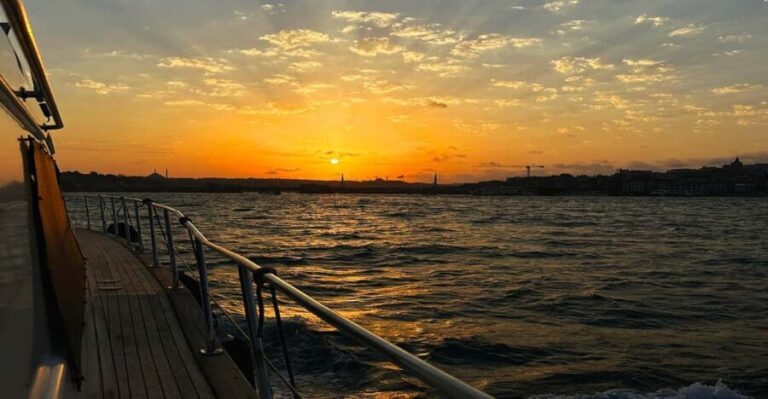 Istanbul: Bosphorus and Golden Horn Sunset Yacht Cruise - The Specific Stops and Their Significance