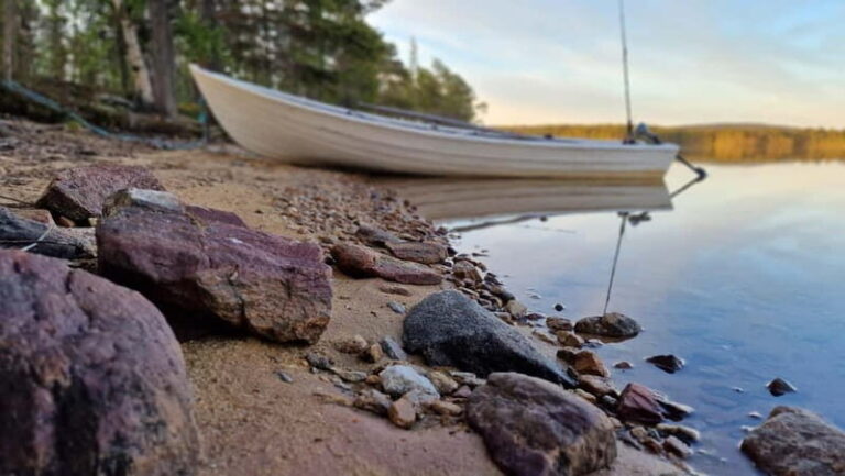 Ivalo: Summer Evening on a Lake in the Wild - Discovering the Essence of Finnish Wilderness