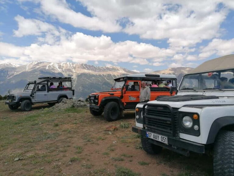 Kemer Jeep Safari: Full-Day Adventure with Lunch - The Itinerary Breakdown