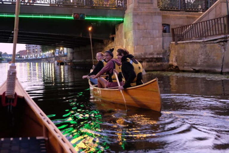 Klaipeda: Evening Guided Tour by Wooden Canoe - Detailed Breakdown of the Itinerary