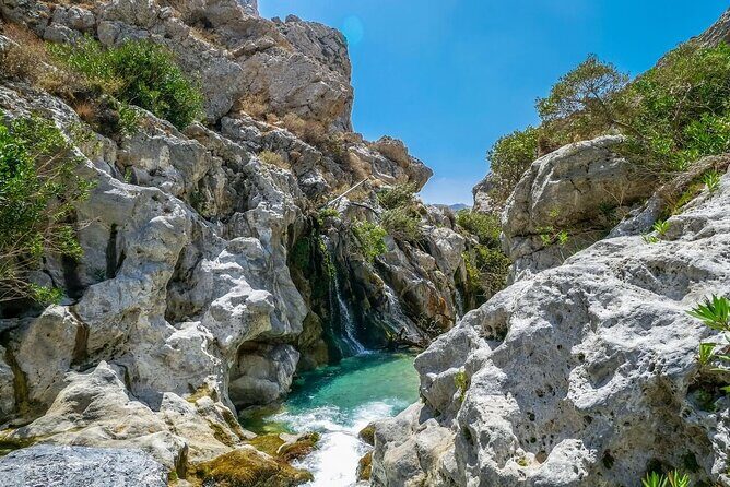 Kourtaliotiko Gorge Waterfalls & Preveli/Kalypso Beach | Private - Kalypso Beach: Seclusion and Rugged Charm