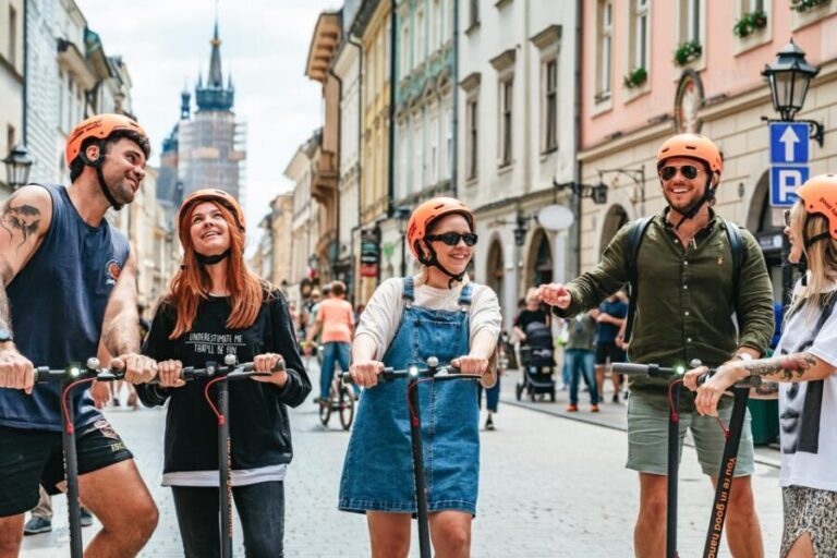 Krakow: Guided E-Scooter City Tour with Food Tastings - The Itinerary: What to Expect from Start to Finish