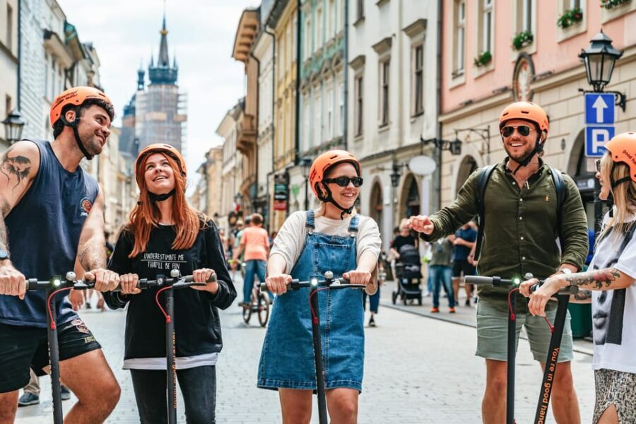 Krakow: Guided E-Scooter City Tour with Food Tastings - The Itinerary: What to Expect from Start to Finish