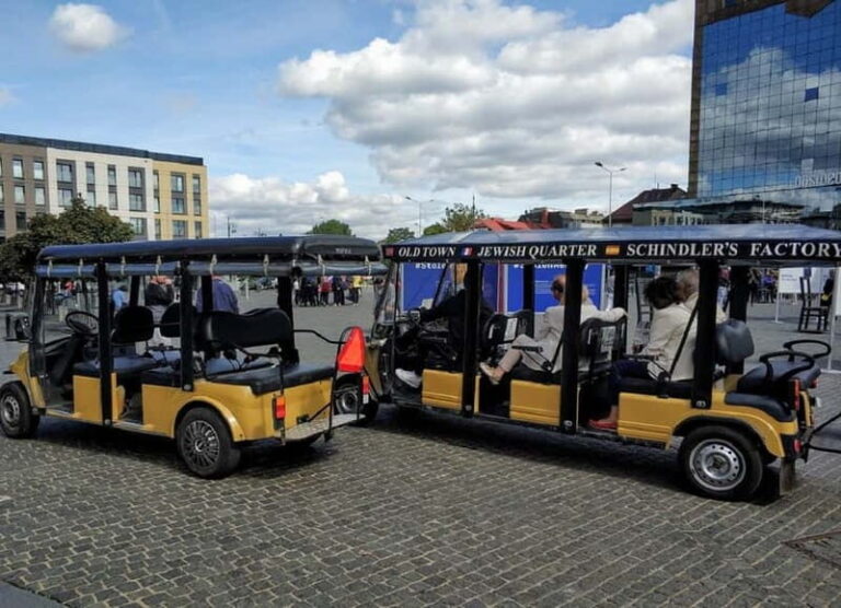 Krakow: Jewish Quarter and Ghetto Sightseeing Golf Cart Tour - Detailed Breakdown of the Tour Itinerary