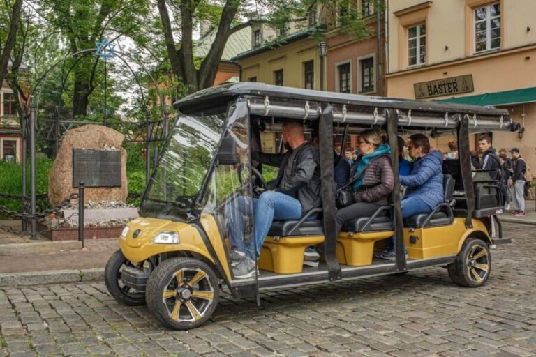 Krakow: Old Town - Kazimierz - Ghetto by Electric Golf Cart - An In-Depth Look at the Itinerary