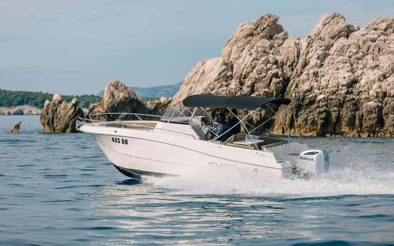 Krk: Rent a Boat Atlantic 750 open - How the Day Unfolds: a Typical Trip Breakdown