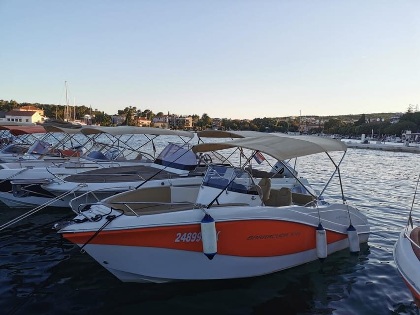 Krk: Rent a boat Oki Barracuda 545 248998kk - The Itinerary and What to Expect