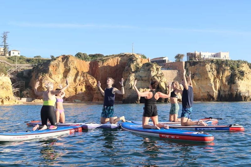 Lagos: Sunrise SUP Yoga Experience at Praia dos Estudantes - An Overview of the Sunrise SUP Yoga Experience