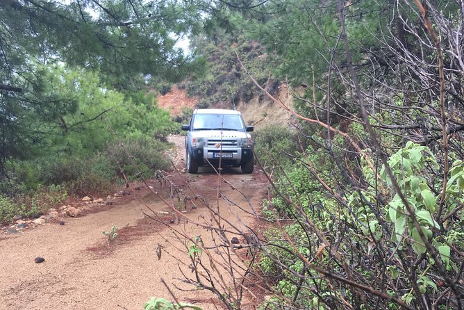 Land Rover Safari in Rhodes South Route - Key Points