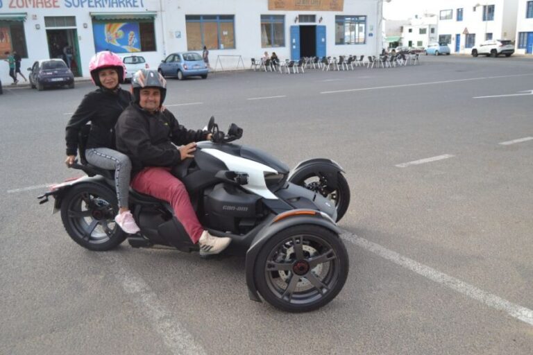 Lanzarote: Guided Tour on a Ryker - The Southern Route: Volcanoes, Wineries, and Coastal Wonders