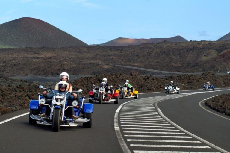 Lanzarote: three wheeler trike tour for three people - The Practicalities