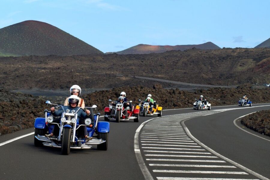 Lanzarote: three wheeler trike tour for three people - The Practicalities
