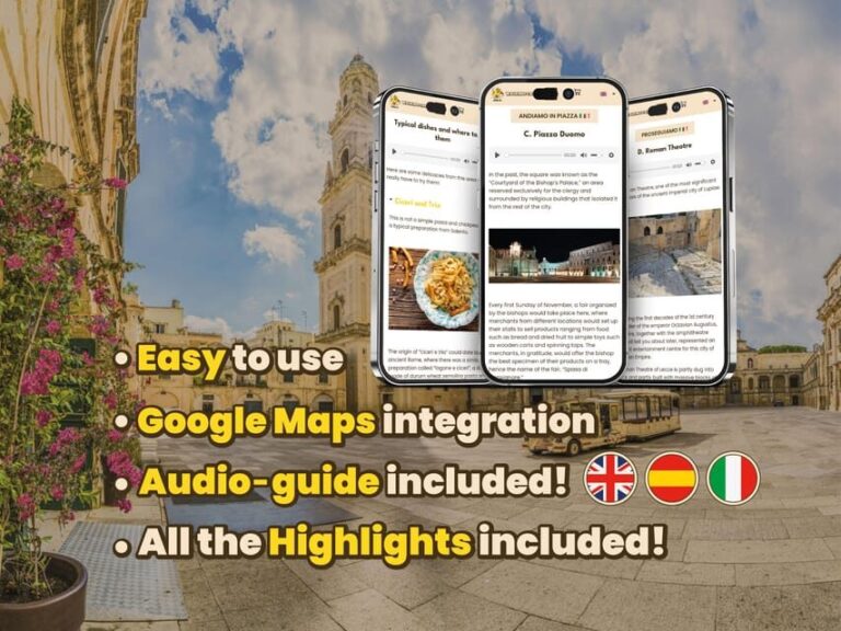 Lecce: Digital guide made with a Local for your tour - The Itinerary: What You’ll See and Do