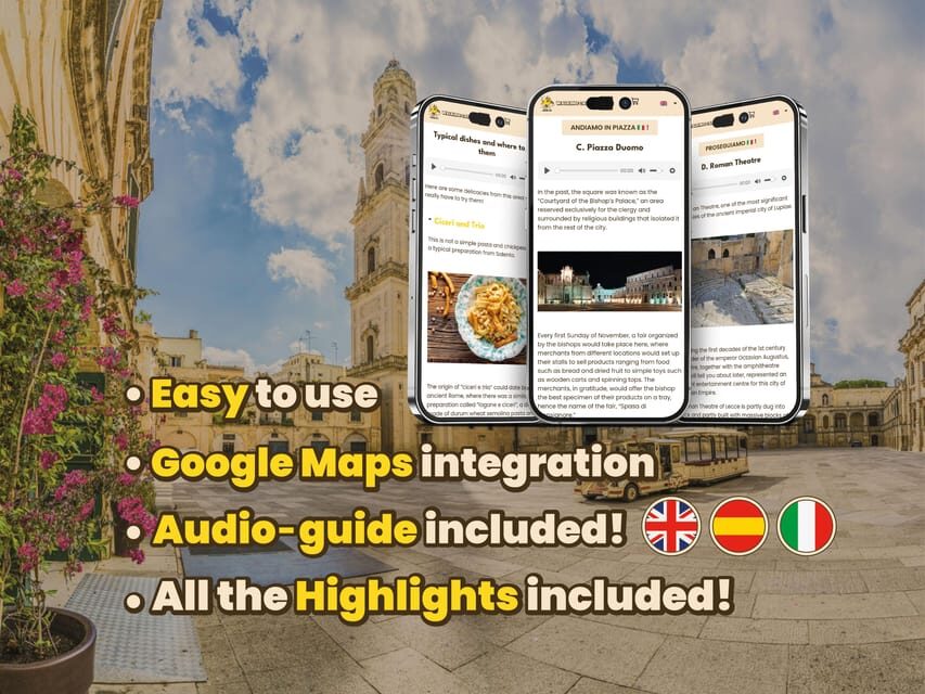 Lecce: Digital guide made with a Local for your tour - The Itinerary: What You’ll See and Do
