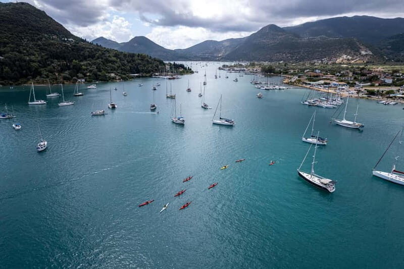 Lefkada:Nydri, Scorpios Kayak Odyssey Island Hopping - The Stops along the Route