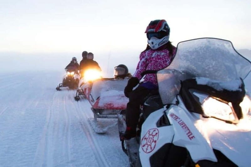 Levi: Ice Fishing by Snowmobile - Reaching the Prime Fishing Spot