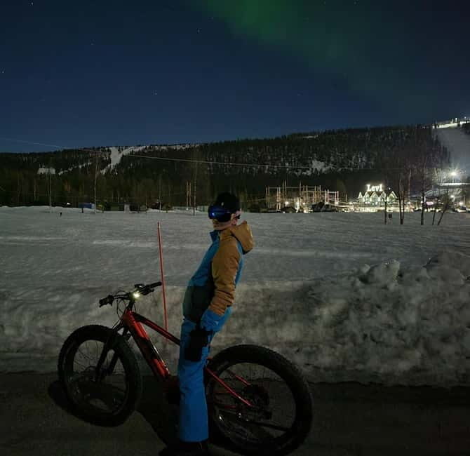 Levi Lapland: Easy E-fatbiking to search Northern Lights - The Itinerary in Detail