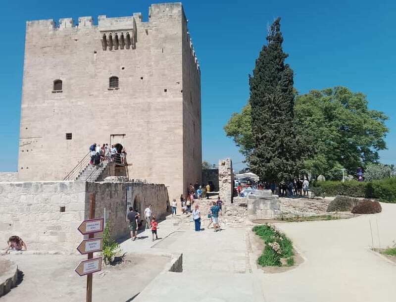 Limassol Aphrodite Rock, Archeological site, Kolosi Castel - Transportation, Group Size, and Value