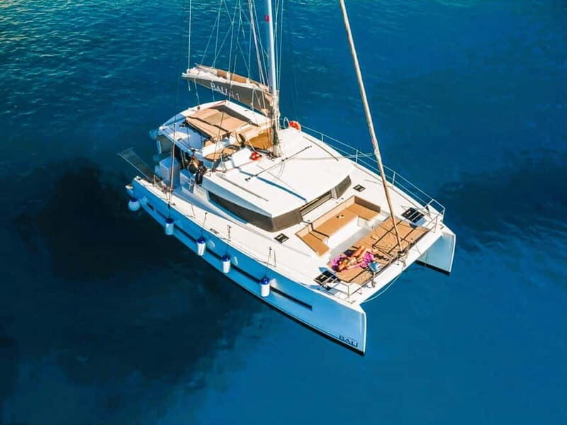 Limassol: Luxury Catamaran Cruise with Lunch and Drinks - The First Stop: Ladys Mile Bay