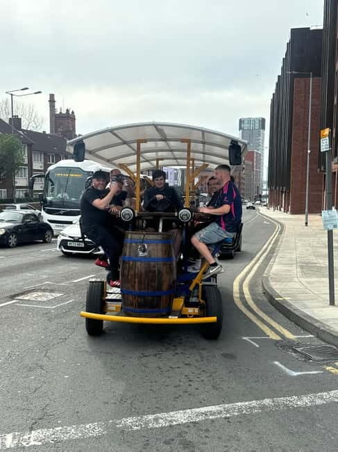 LIVERPOOL BEER BIKE WITH BEER INCLUDED - Detailed Breakdown of the Experience