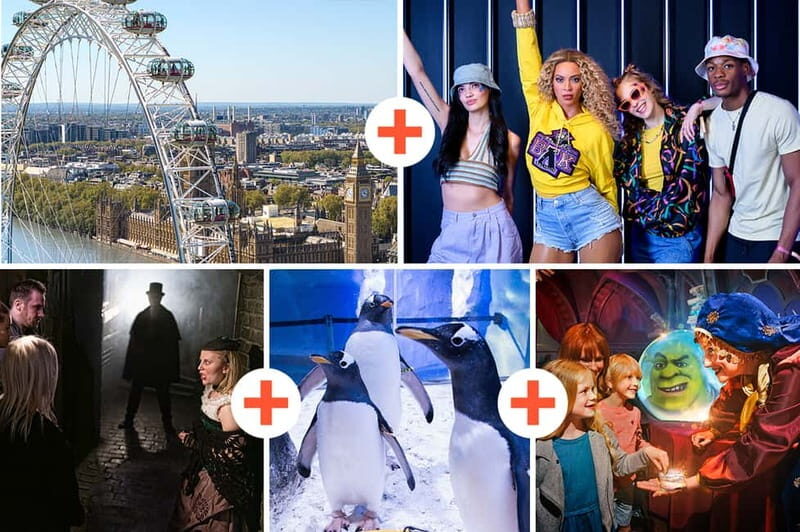 London: 5 Top Attractions Pass with Madame Tussauds - Navigating the Itinerary: How It All Fits