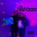 London: Bottomless Sip & Paint in the Dark - A Colorful Night Out: What to Expect