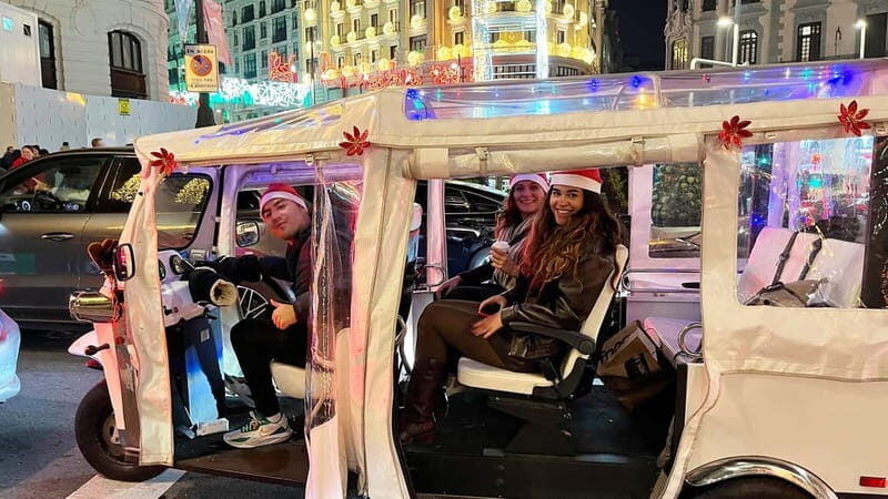 Madrid: "Christmas Tuk Tuk. Luxury Lights and Joy Ride" - Highlights of the Itinerary