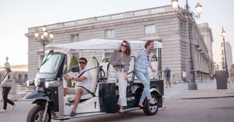 Madrid: Private City Tour by Eco Tuk Tuk - The Itinerary in Detail