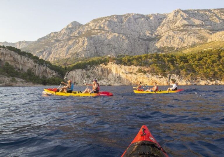Makarska: Guided Sea Kayaking Tour with Snorkeling Stop - The Lighthouse of St. Peter and Coastal Cliffs