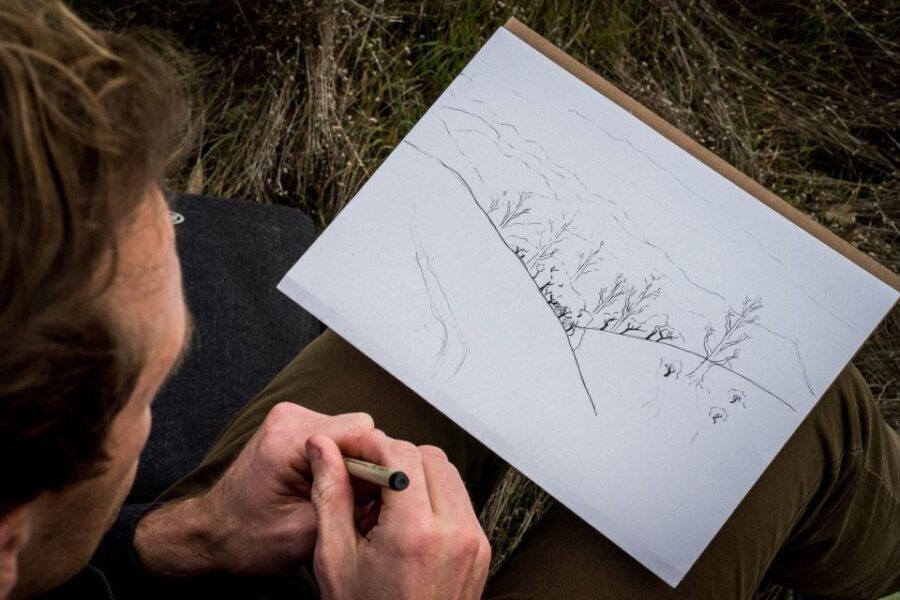 Malaga: Drawing & Painting Lesson Outdoors - The Itinerary Breakdown
