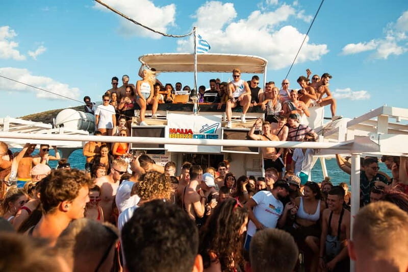 Malia: Booze Cruise Boat Party with Live Dj - Authentic Experiences and Mixed Reviews