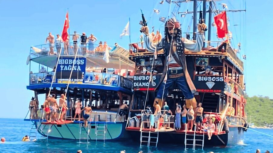 Marmaris: Big Boss Diamond Pirate Boat Trip - The Itinerary in Detail