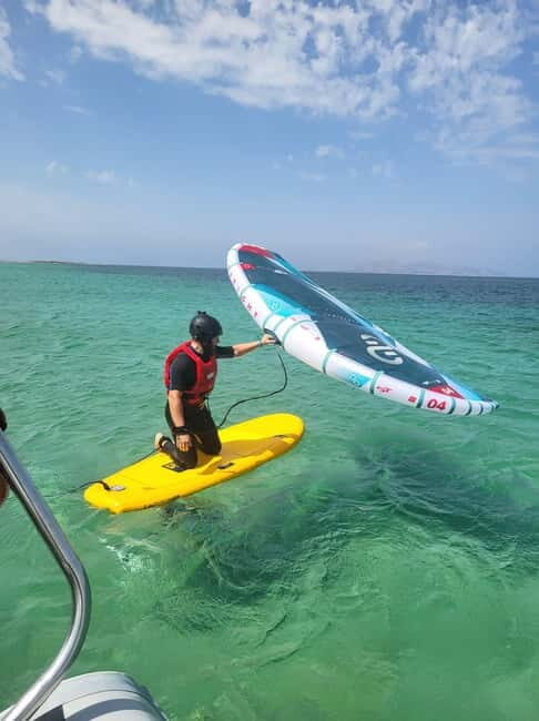Marsala: Wingfoil Lesson with Boat Ride - The Open Water Experience: Freedom and Flexibility