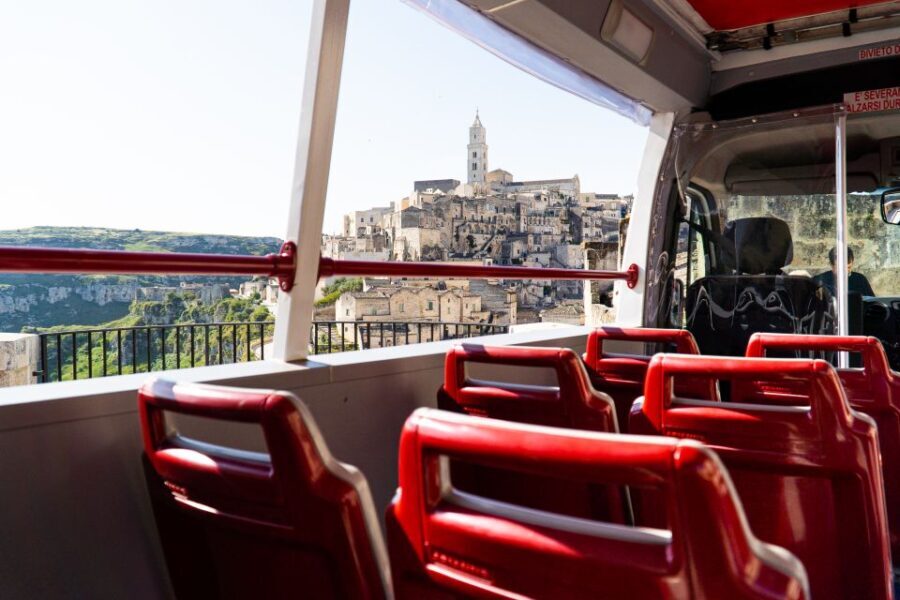 Matera: Open Top Bus Tour with Entrance to Casa Grotta - Detailed Breakdown of the Itinerary