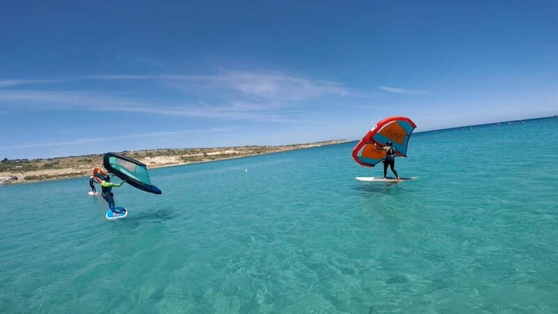 Mellieha Bay: Wing Foiling Lesson - Water Practice: Small, Controlled Steps