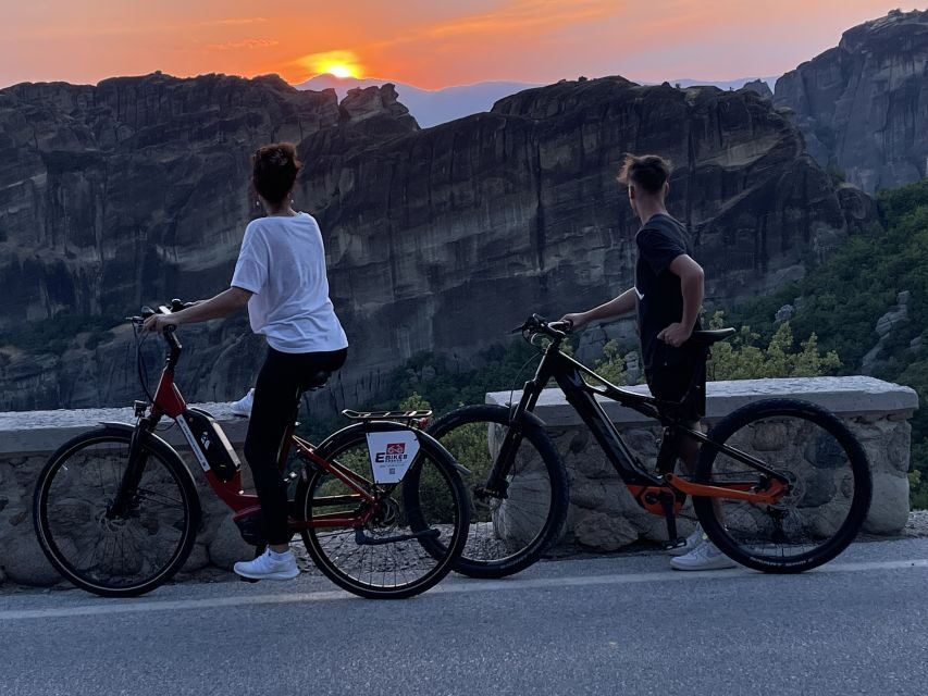 Meteora: E-Bike Epic Sunset Tour With Local Guide & Drink - The Experience in Detail