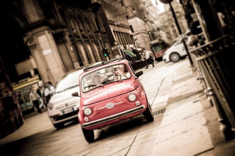 Milan: BIG CentralCityTour by Vintage Fiat 500 (3hs, 3stops) - What Sets This Tour Apart