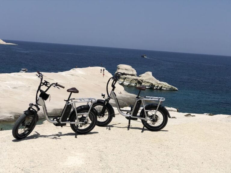 Milos: Half day electric bike tour with Sarakiniko beach - The Experience from the Traveler’s Perspective