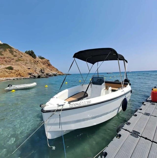 Milos: Rent a boat with or without Skipper - The Breakdown of the Itinerary