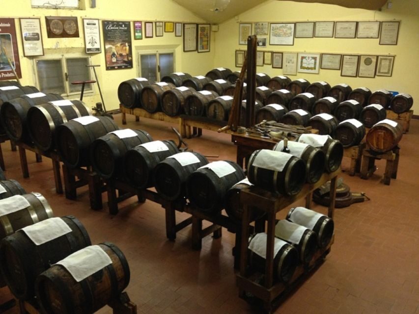Modena: Balsamic Vinegar Cellar Tour, Tasting & Food Pairing - Tasting the True McCoy: Peering Into the Barrel Room