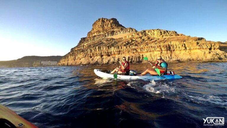 Mogán: Guided Kayak to Caves and Snorkeling Tour - Practical Details: What to Expect