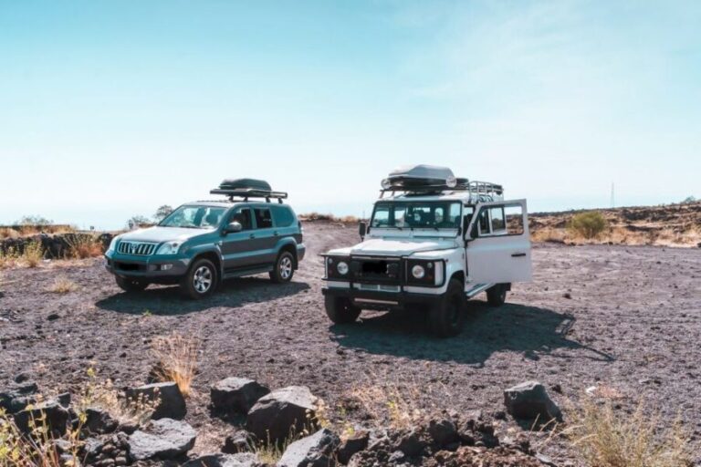 Mount Etna: Half-day Morning Jeep Tour - The Itinerary in Detail
