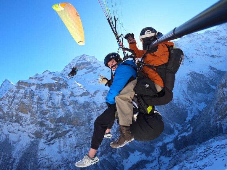Mürren: Paragliding Panorama Tandem Flight Full Experience - The Experience of Safety and Personal Touch