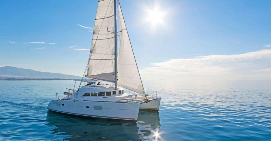 Mykonos: Catamaran Cruise With Meal and Drinks - Sailing along the Mykonos Coast