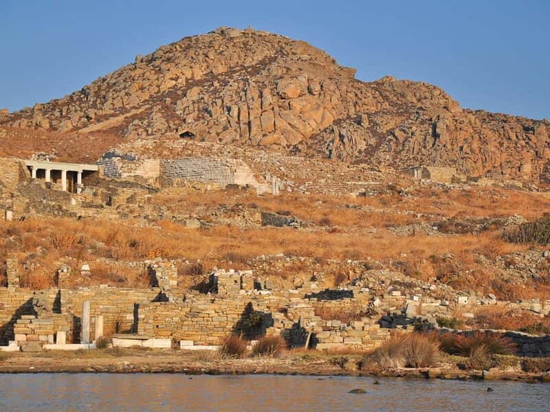 Mykonos: Delos and Rhenia Land Cruise with Fruit and Snacks - Rhenia: A Beach Lover’s Paradise