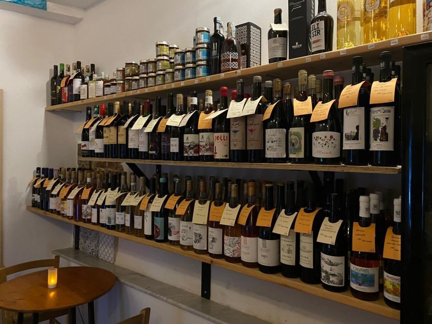 Natural Wine Tasting with snacks at Bottega Monteleone - What You Can Expect
